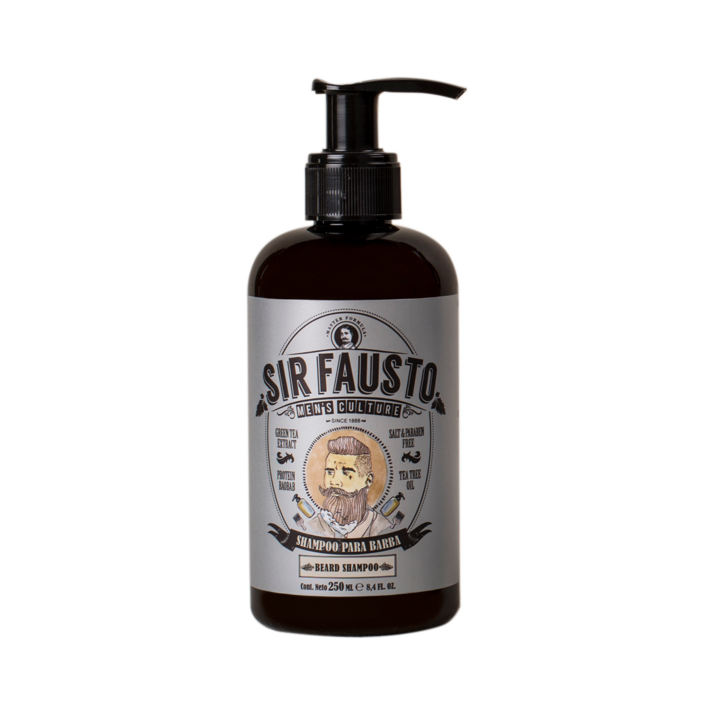 Shampoo para Barba Sir Fausto 250 ml – TIS PELUQUERÍA - BARBERÍA